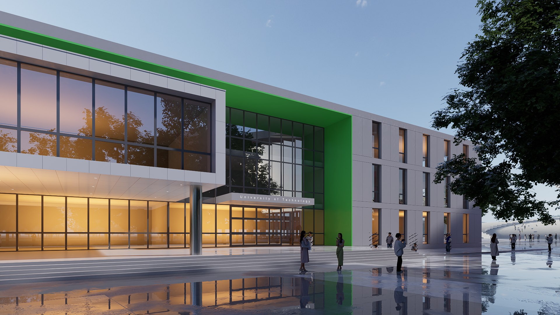 3D Realistic University - TurboSquid 2286921