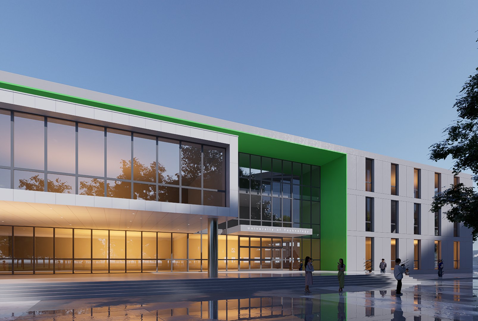 3D Realistic University - TurboSquid 2286921