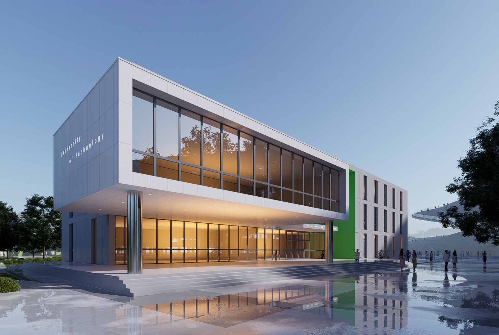 3D Realistic University - TurboSquid 2286921