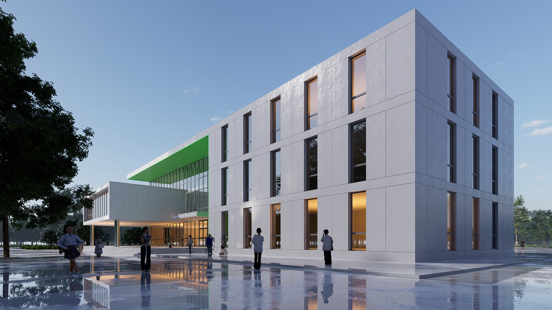 3D Realistic University - TurboSquid 2286921