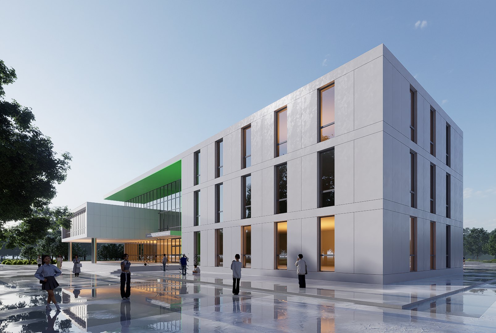 3D Realistic University - TurboSquid 2286921