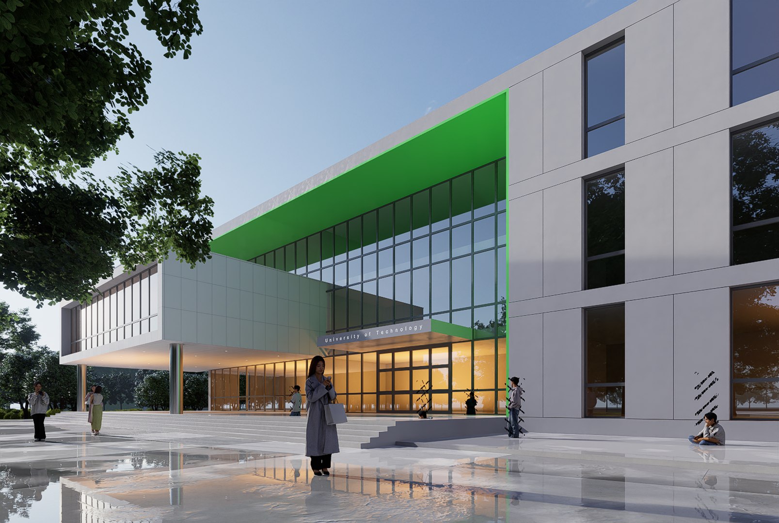 3D Realistic University - TurboSquid 2286921