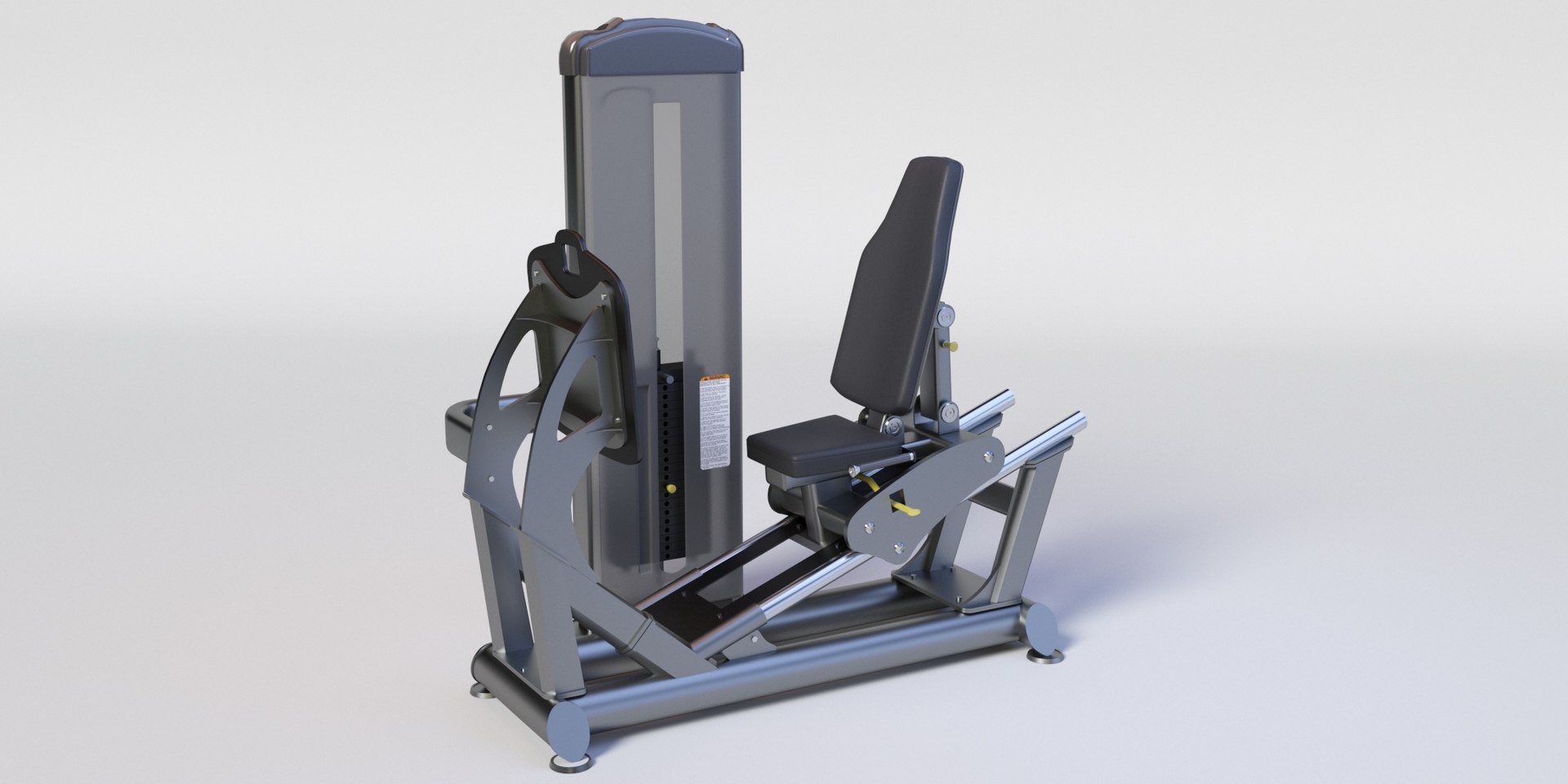 3D FUSE XL LEG PRESS - Professional 3D Gym Model - TurboSquid 2396037