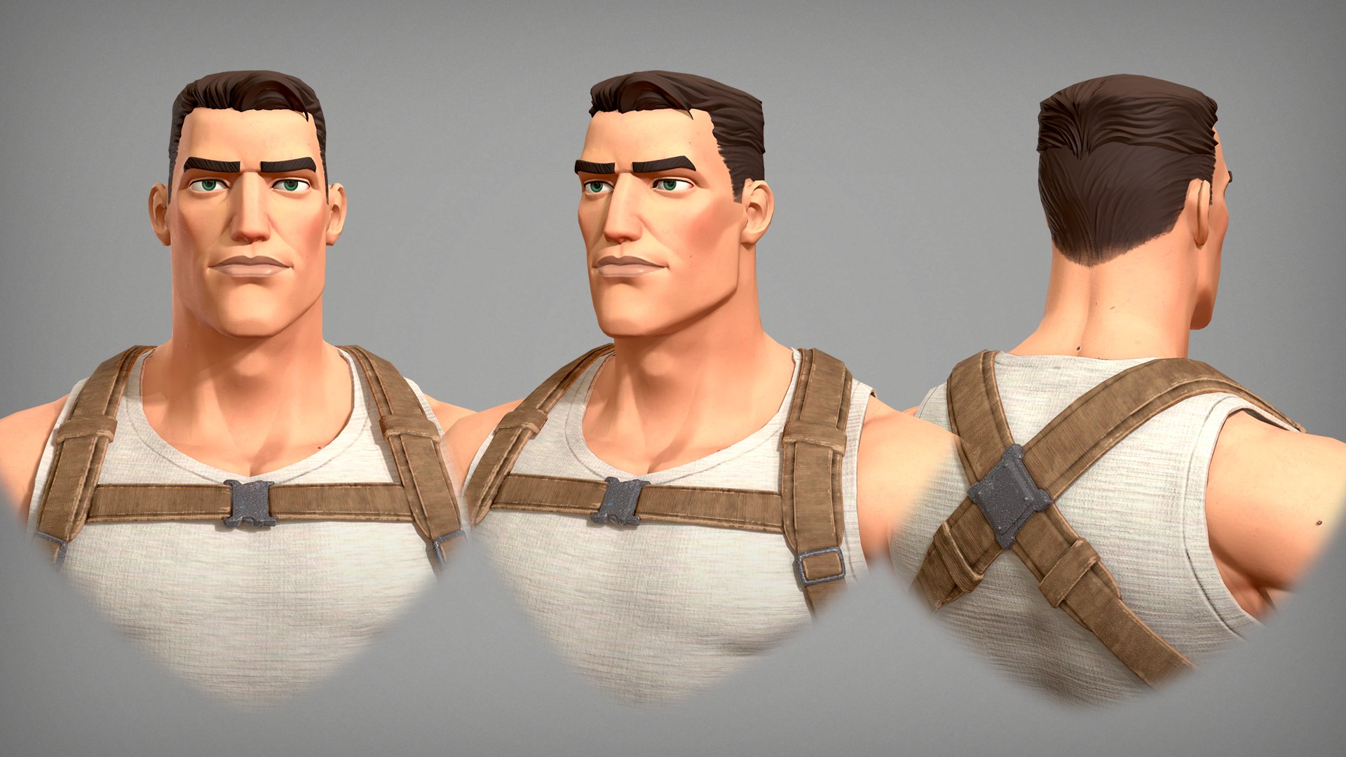3D Cartoon Male Character Soldier Stan - TurboSquid 2113979
