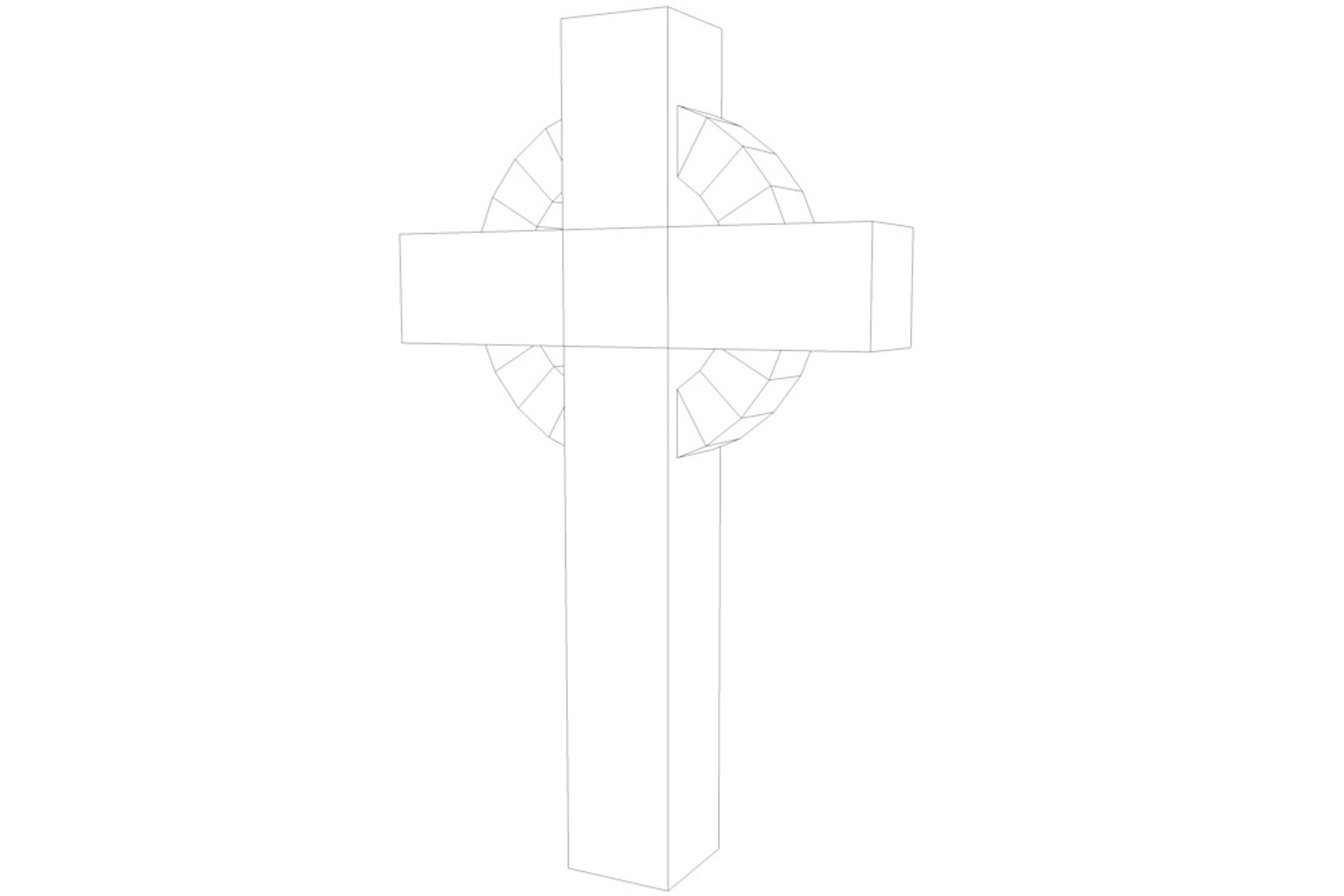 stone grave gravestone obj