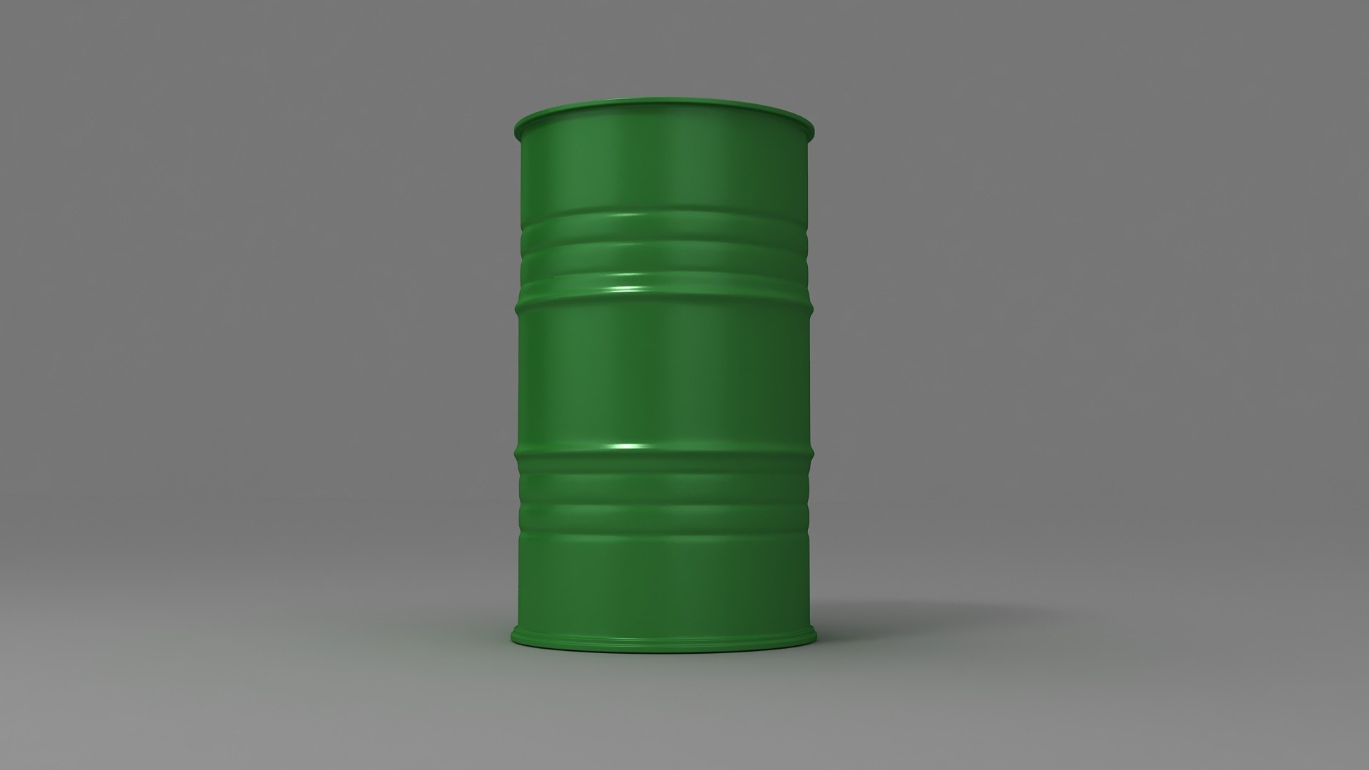 Metal Barrel Clean green 3D model - TurboSquid 2087139