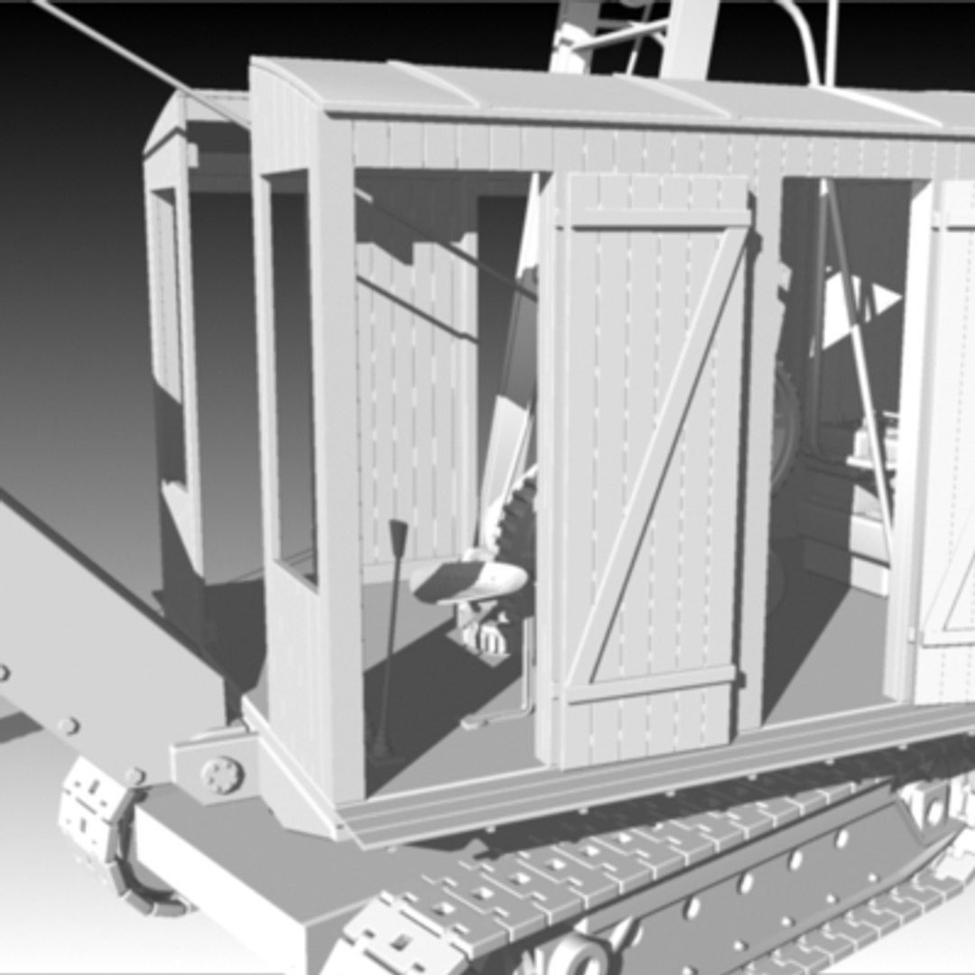 3d Erie Power Shovel Model