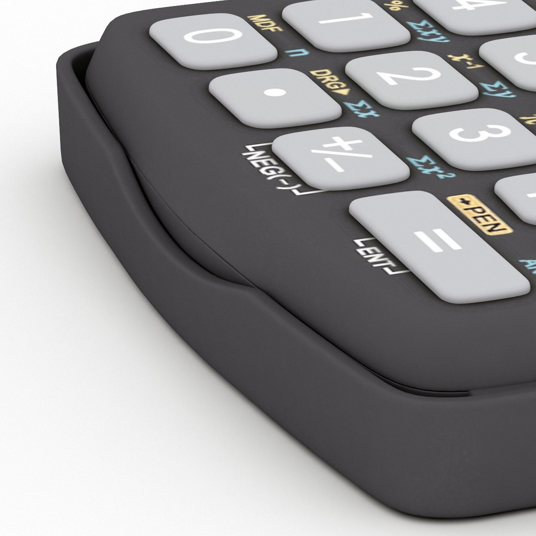 3d Calculator Sharp El-520w Black