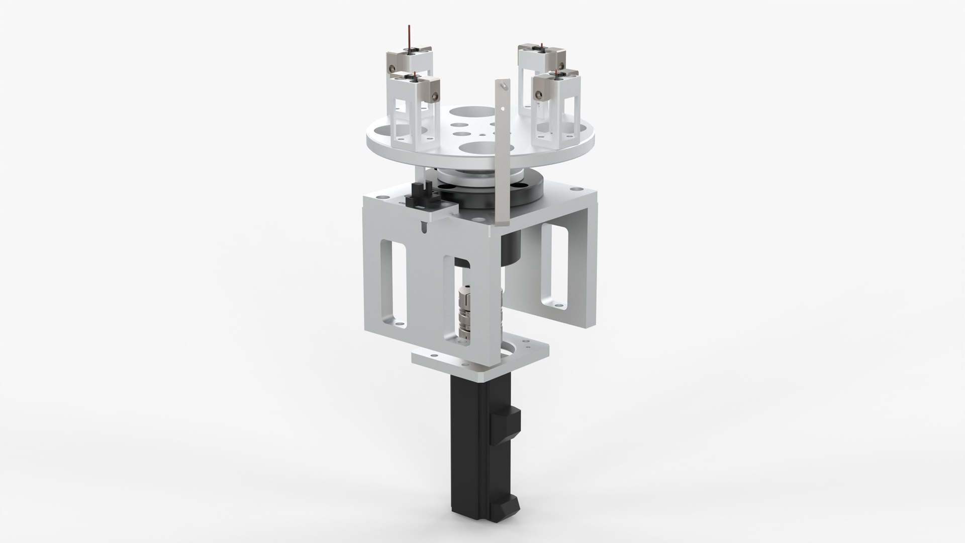Automatic Four Station Turntable Mechanism 3D - TurboSquid 1985826
