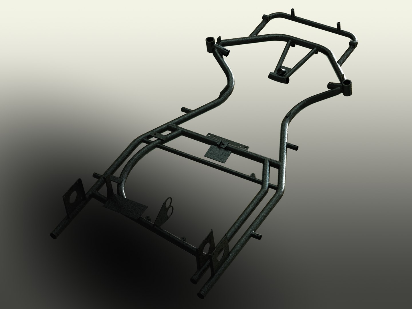 3D Chassis Frame Design Of Go-Kart Vehicle Model - TurboSquid 2176848