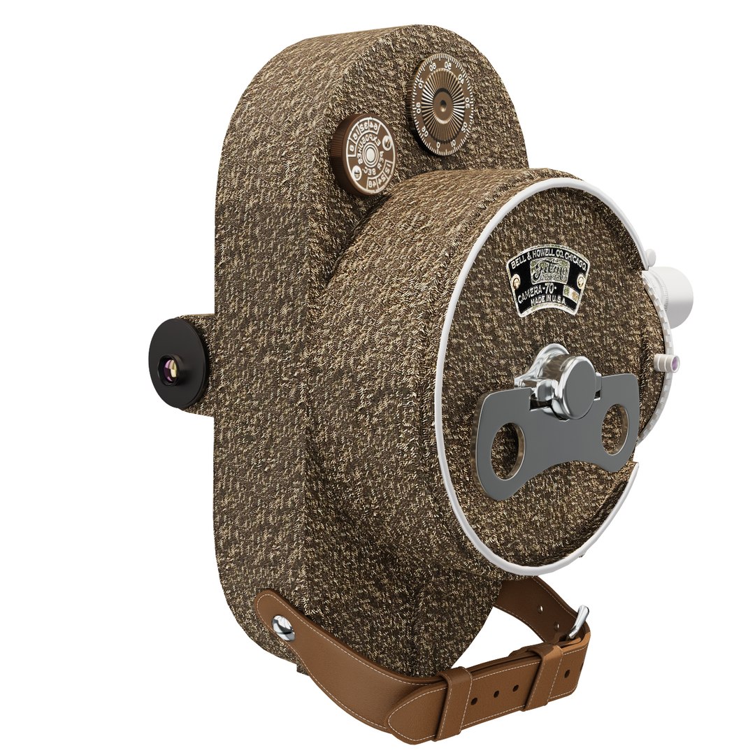Bell howell camera 3D model - TurboSquid 1537044