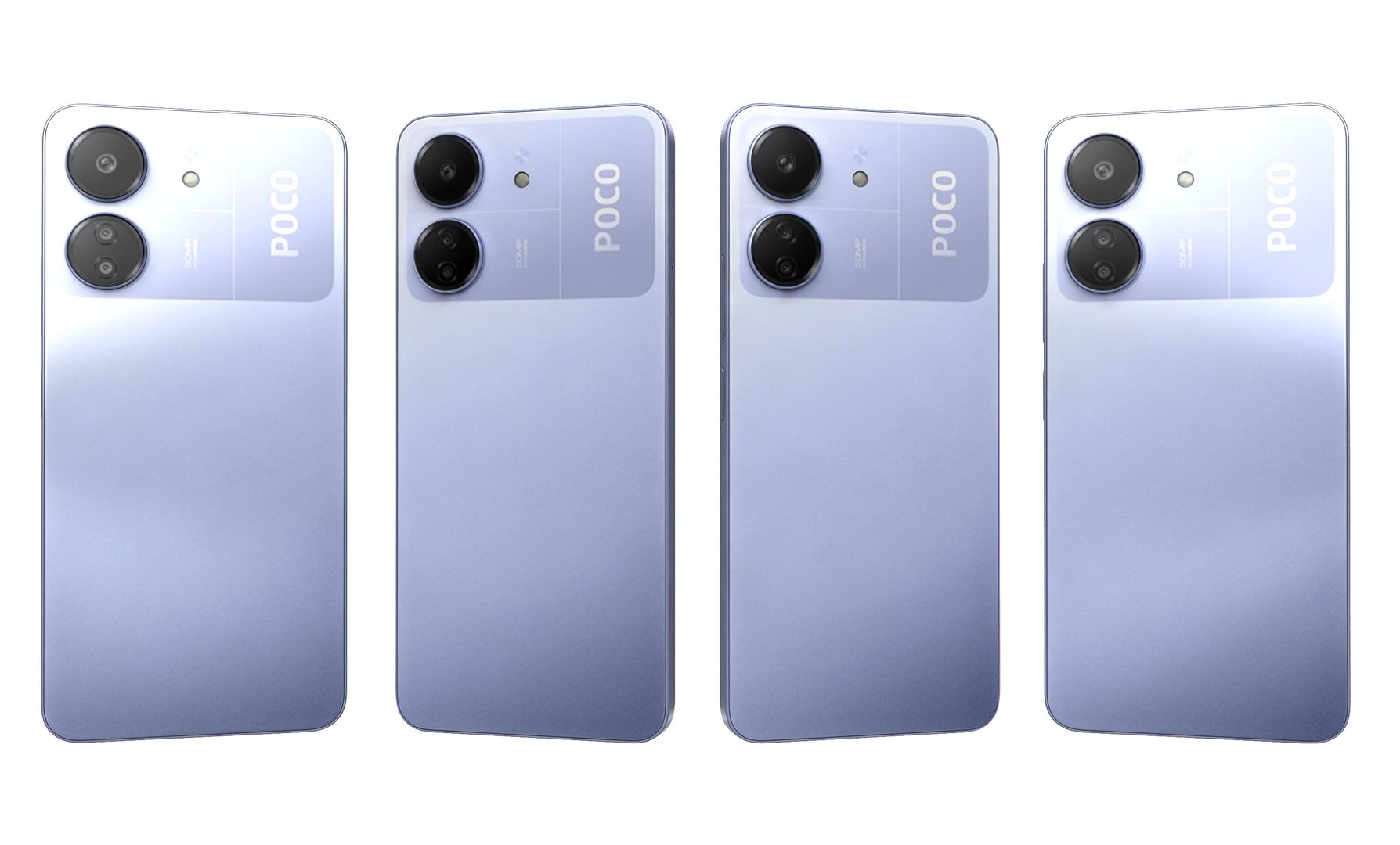 Xiaomi Poco C65 All Colors 3D model - TurboSquid 2152550