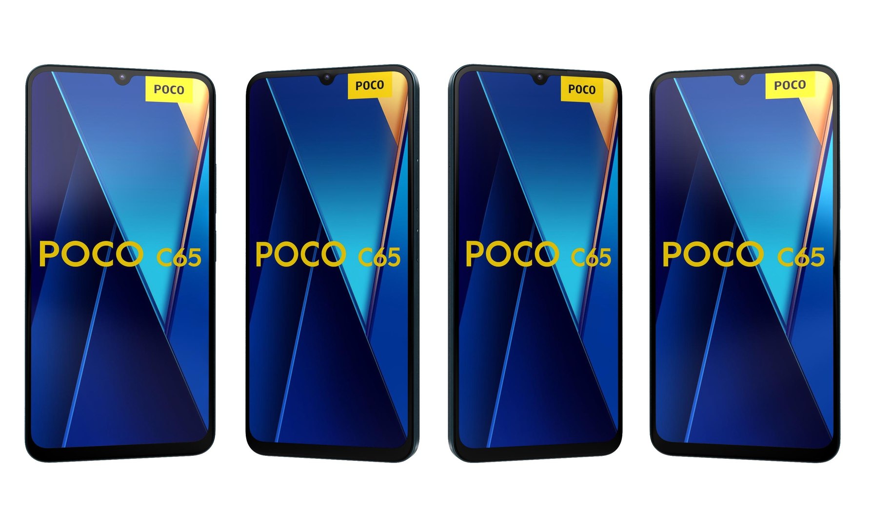 Xiaomi Poco C65 All Colors 3D model - TurboSquid 2152550