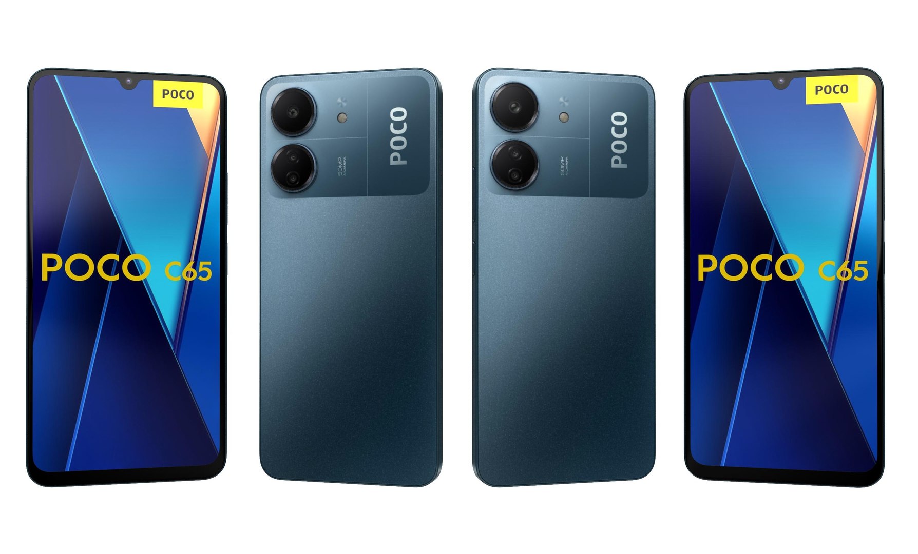 Xiaomi Poco C65 All Colors 3D model - TurboSquid 2152550