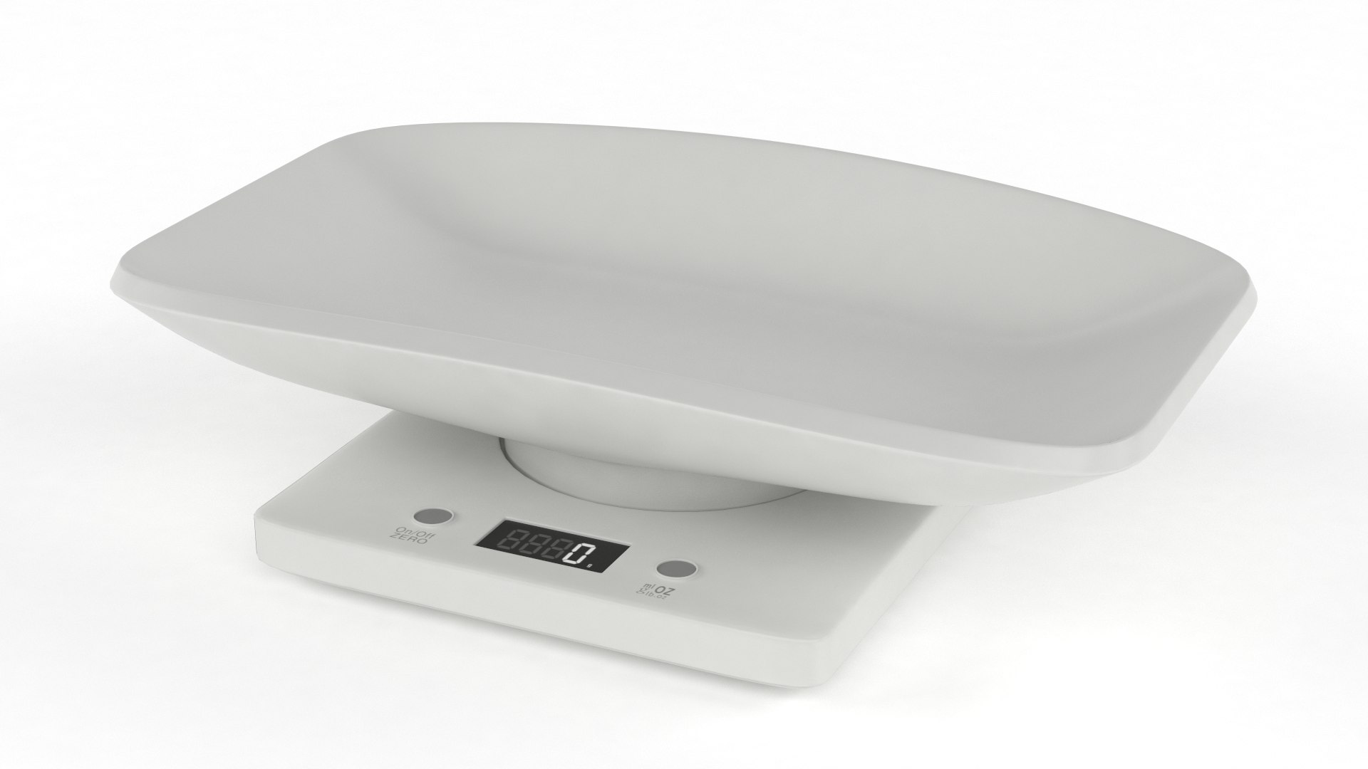 Digital Small Pet Weight Scale 3D model - TurboSquid 1727357
