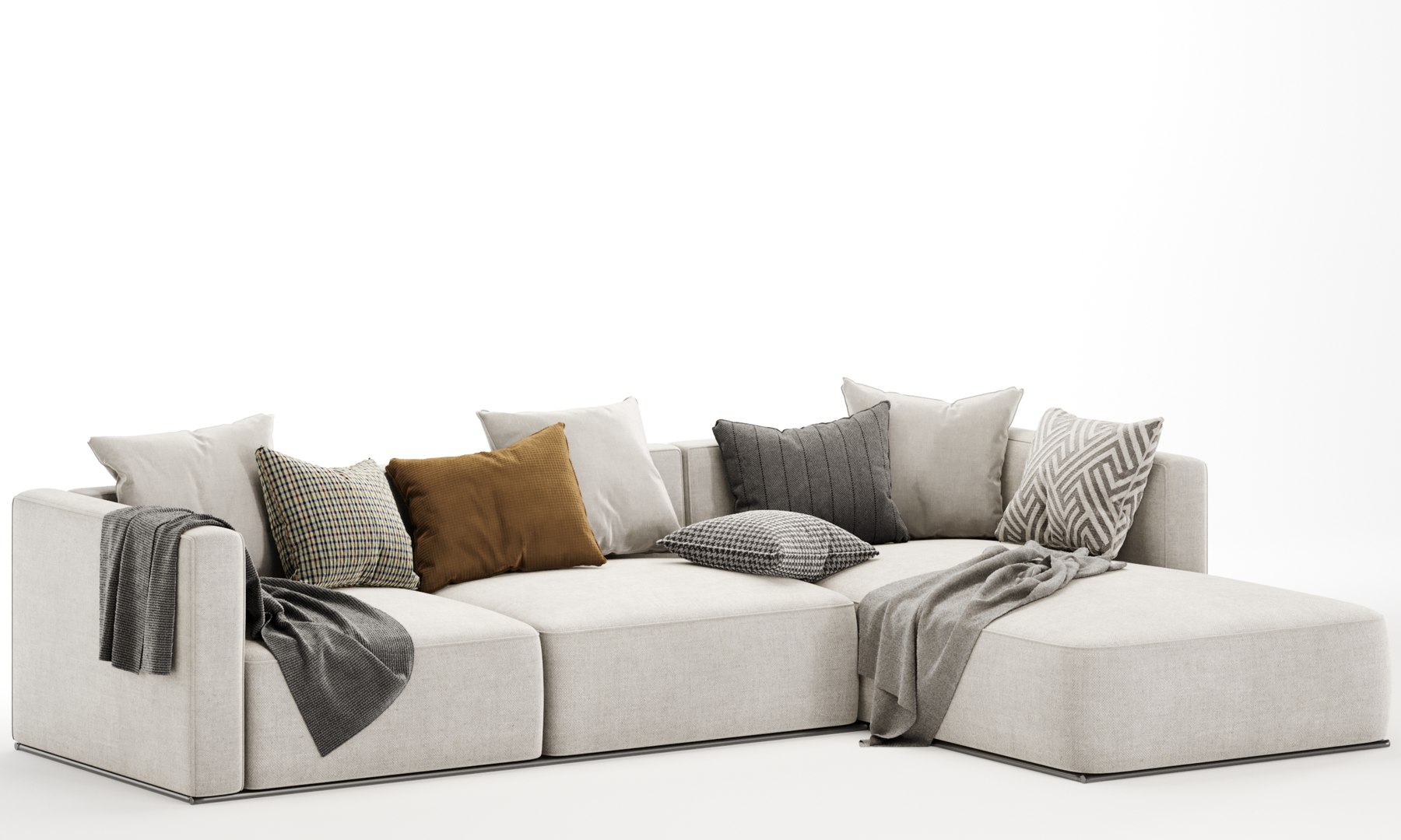 Shangai sofa by poliform 3D - TurboSquid 1962532