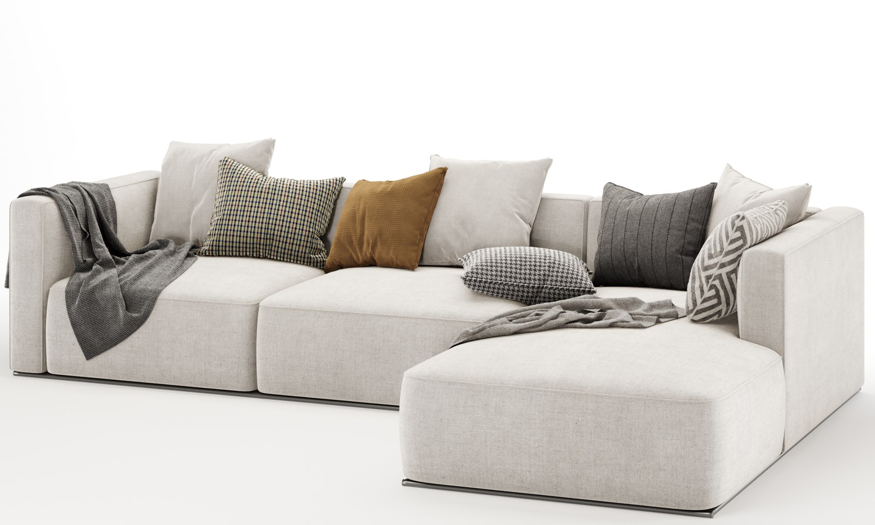 Shangai sofa by poliform 3D - TurboSquid 1962532