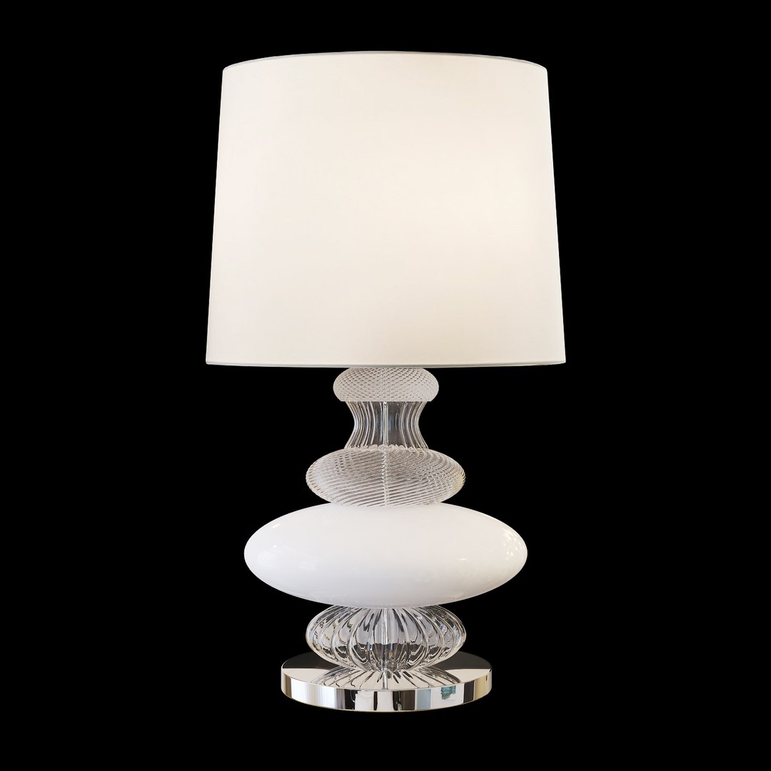 3D Pigalle Barovier Toso Table Lamp Model - TurboSquid 1500081
