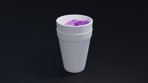 3D Lean Double Cup with 4K Textures Low-poly - TurboSquid 1970416