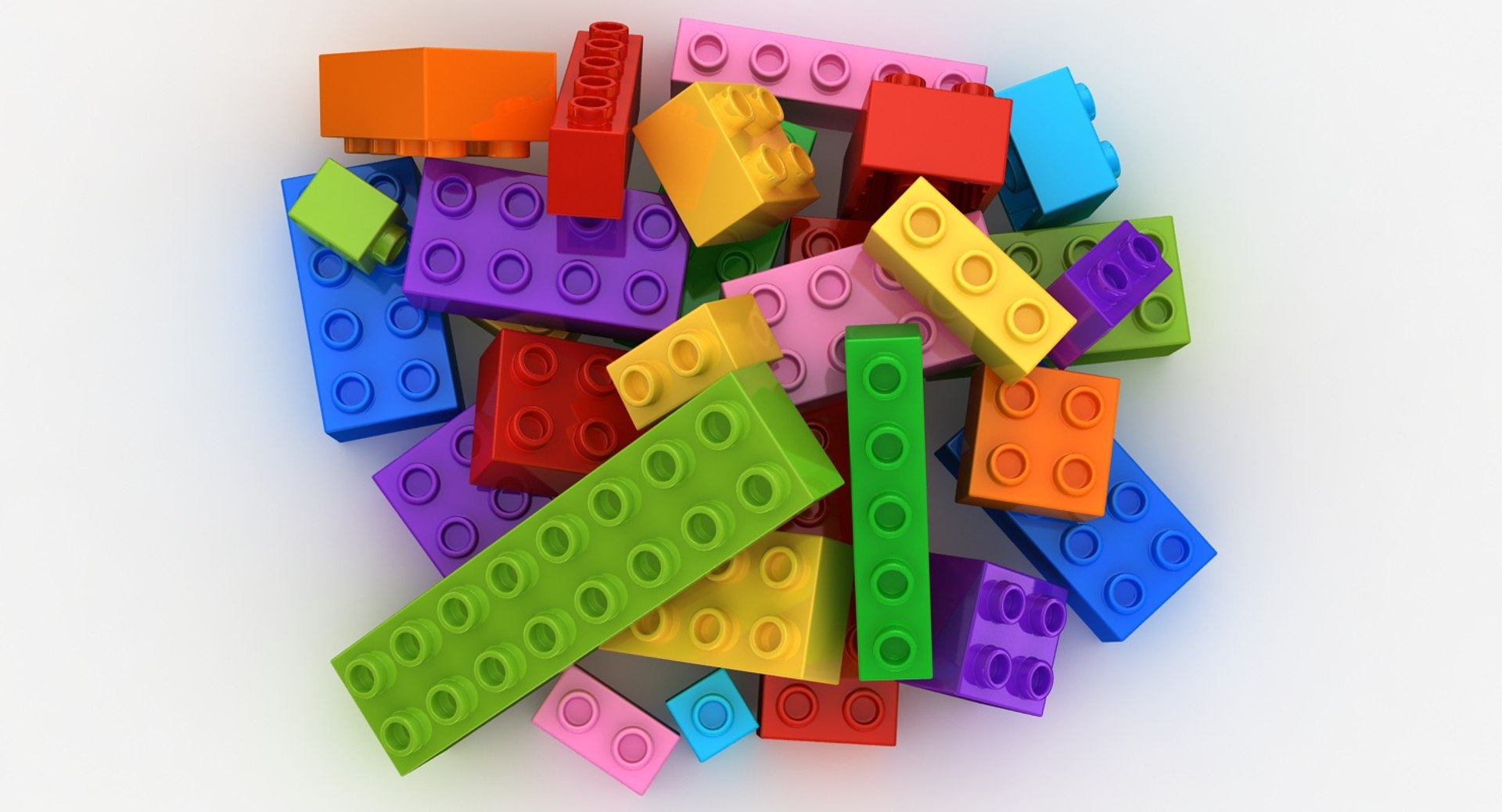 Realistic Lego Bricks 2 Fbx