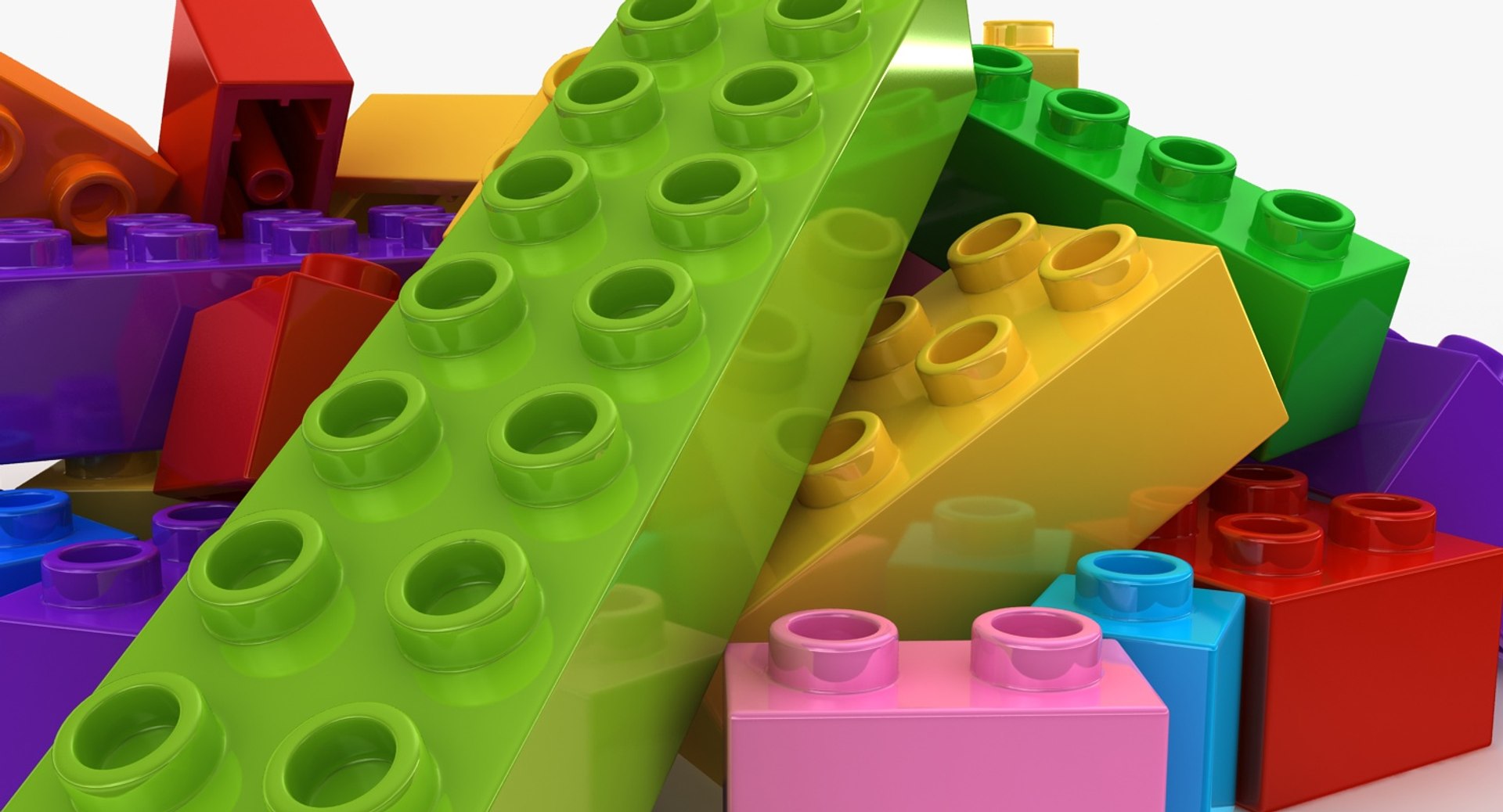 Realistic Lego Bricks 2 Fbx