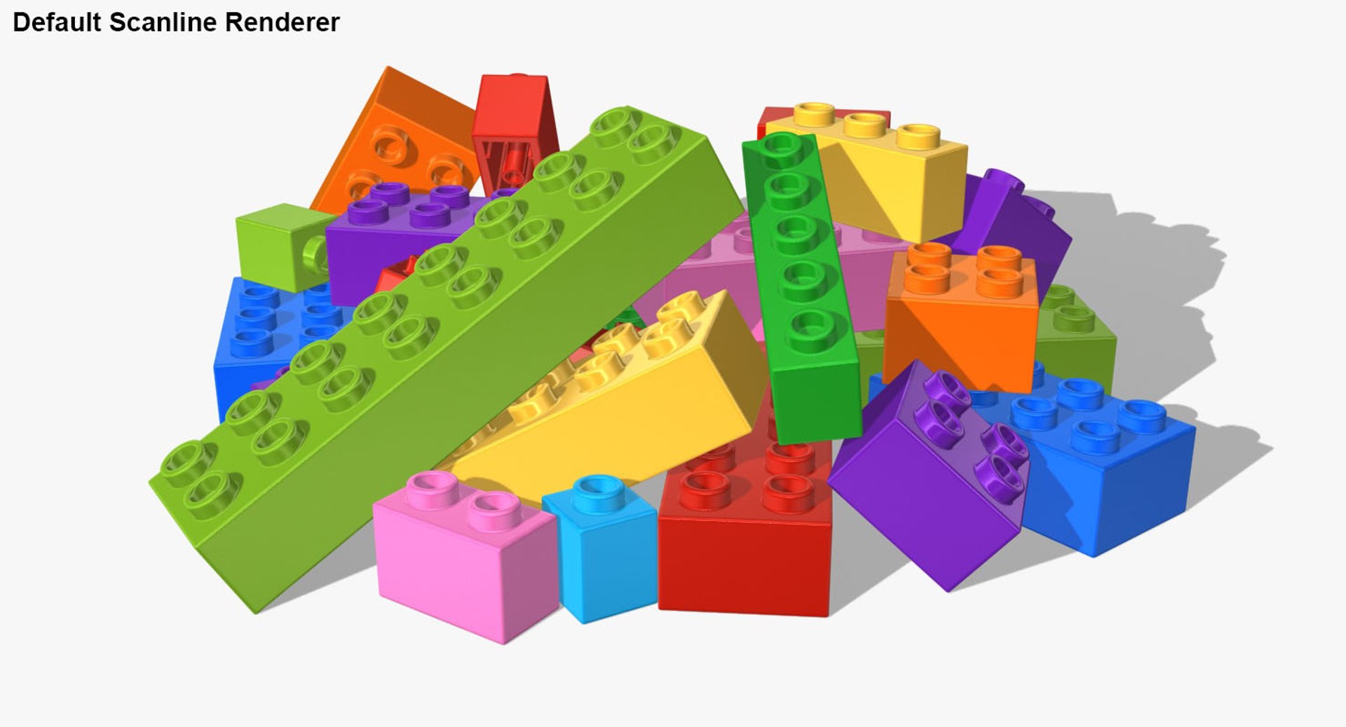 Realistic Lego Bricks 2 Fbx