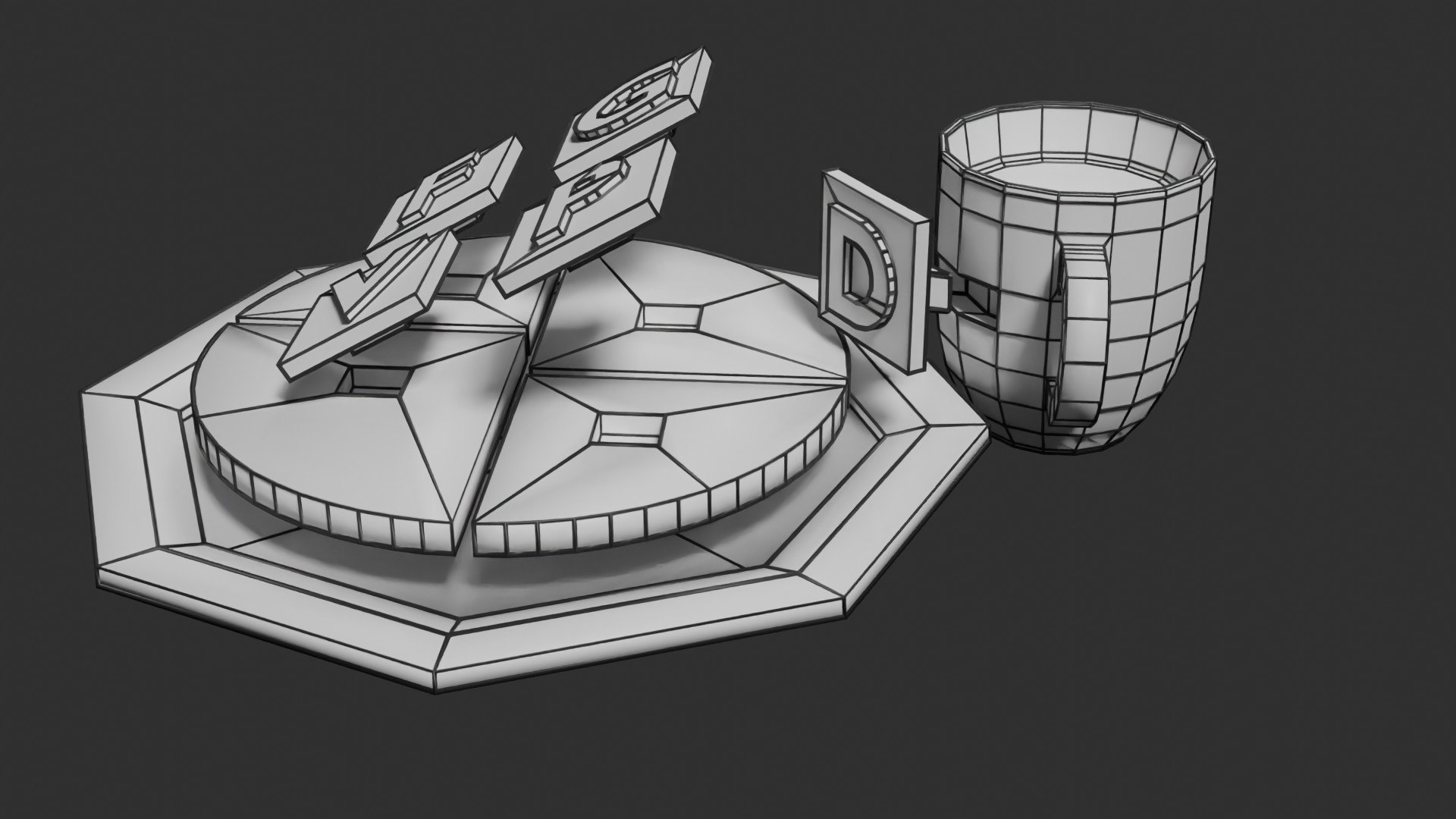 HEALTHY FOOD PLATE PROPORTION Model - TurboSquid 2122617