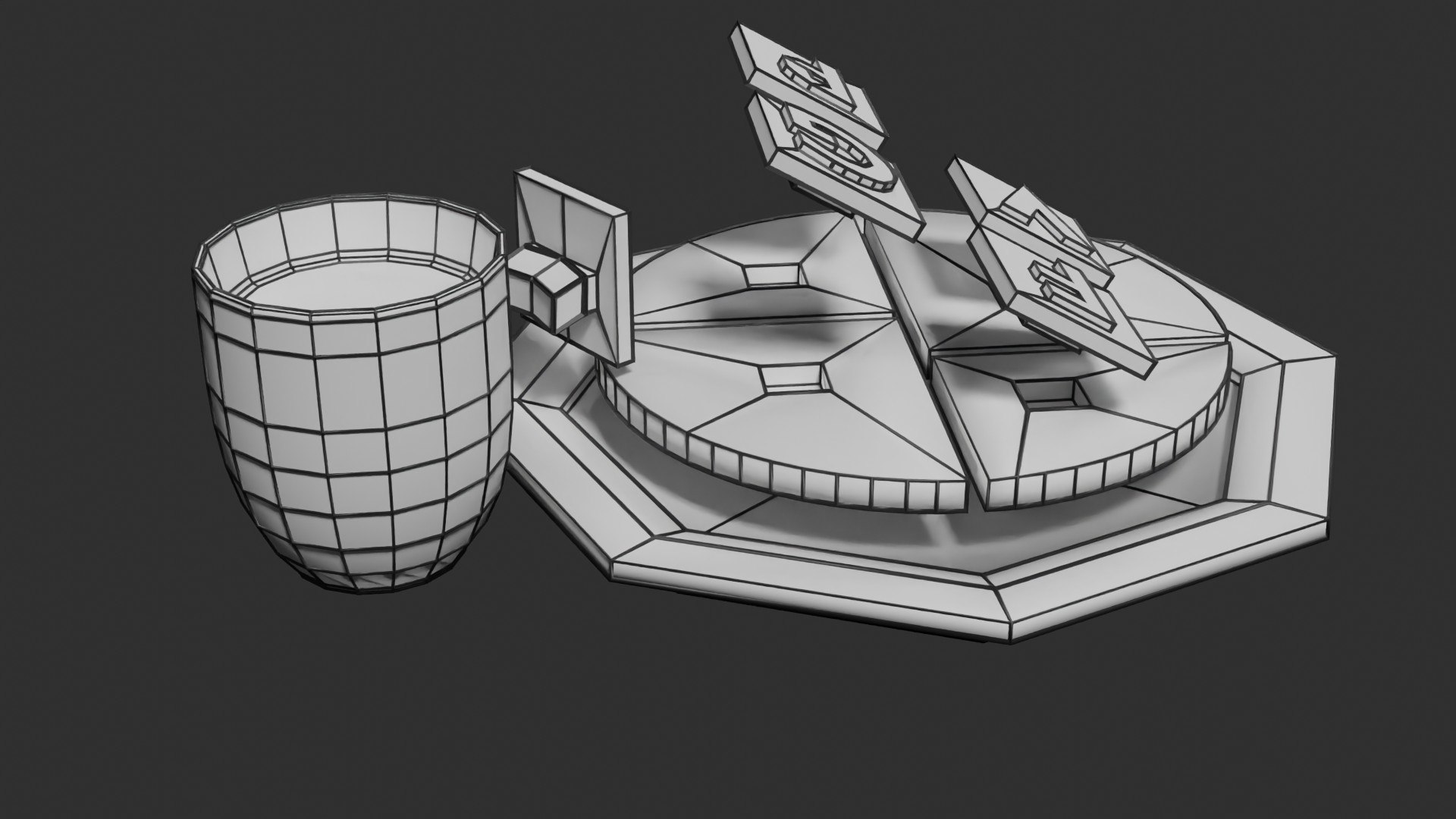 HEALTHY FOOD PLATE PROPORTION Model - TurboSquid 2122617