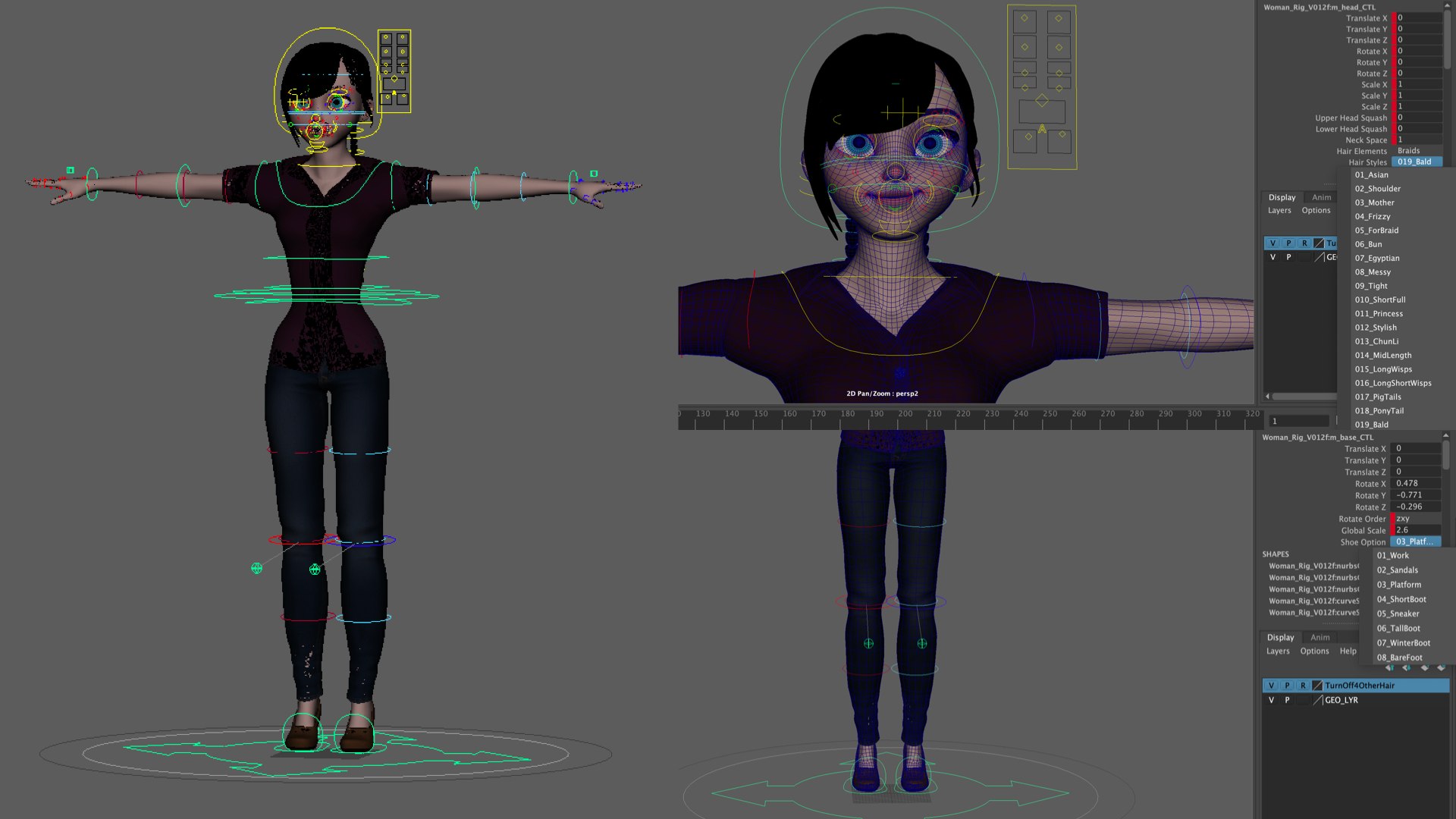 3D Stylized Ethnic Rigs - White - TurboSquid 2017196