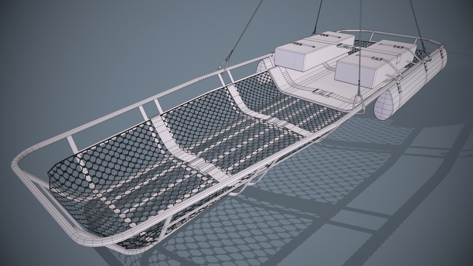 3D Helicopter Rescue Litter Model - TurboSquid 1997622