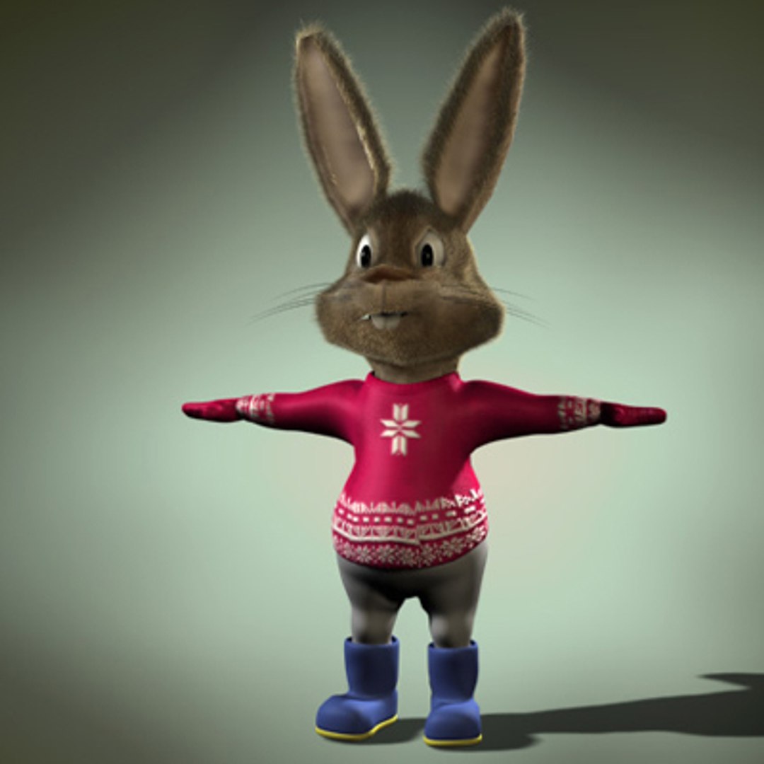 Rabbit Character 3d 3ds