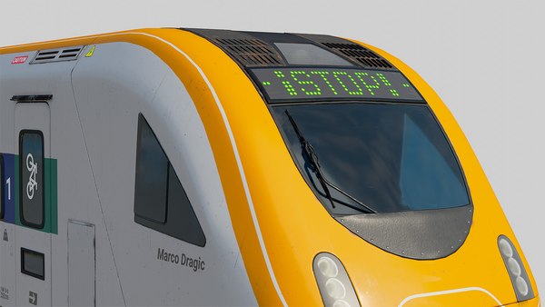 modelo 3d Tren interurbano europeo moderno - TurboSquid 1811231