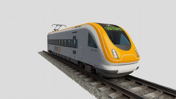 modelo 3d Tren interurbano europeo moderno - TurboSquid 1811231