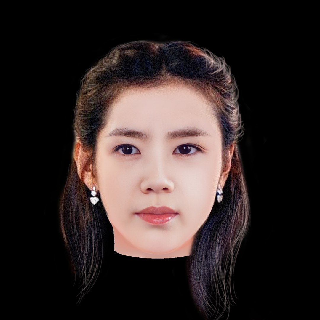 3D Son Ye-jin Head - Low Poly Head For Game - No Hair - TurboSquid 2199746