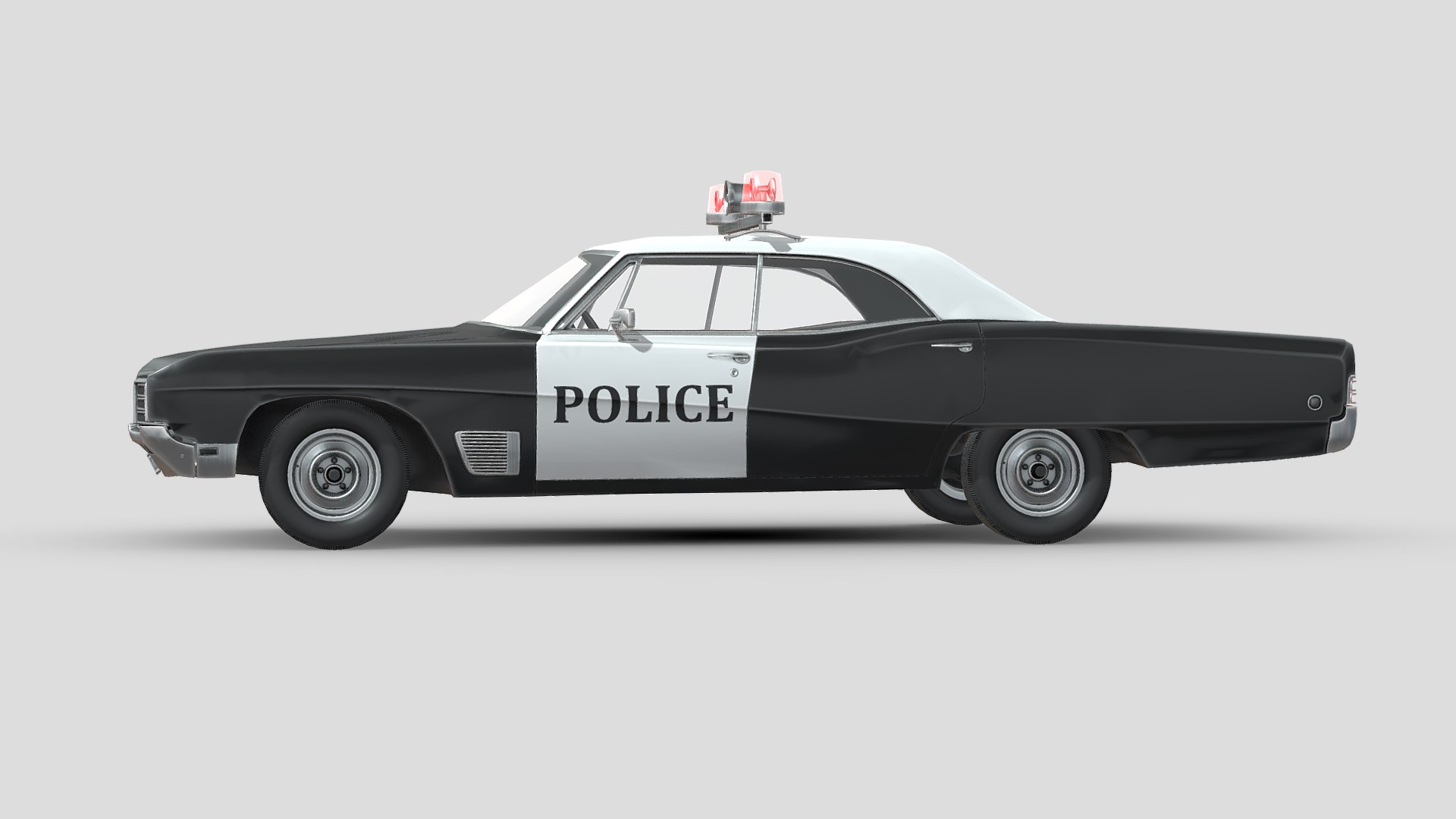 3D Buick Wildcat Police Car 1968 Model - TurboSquid 2160221
