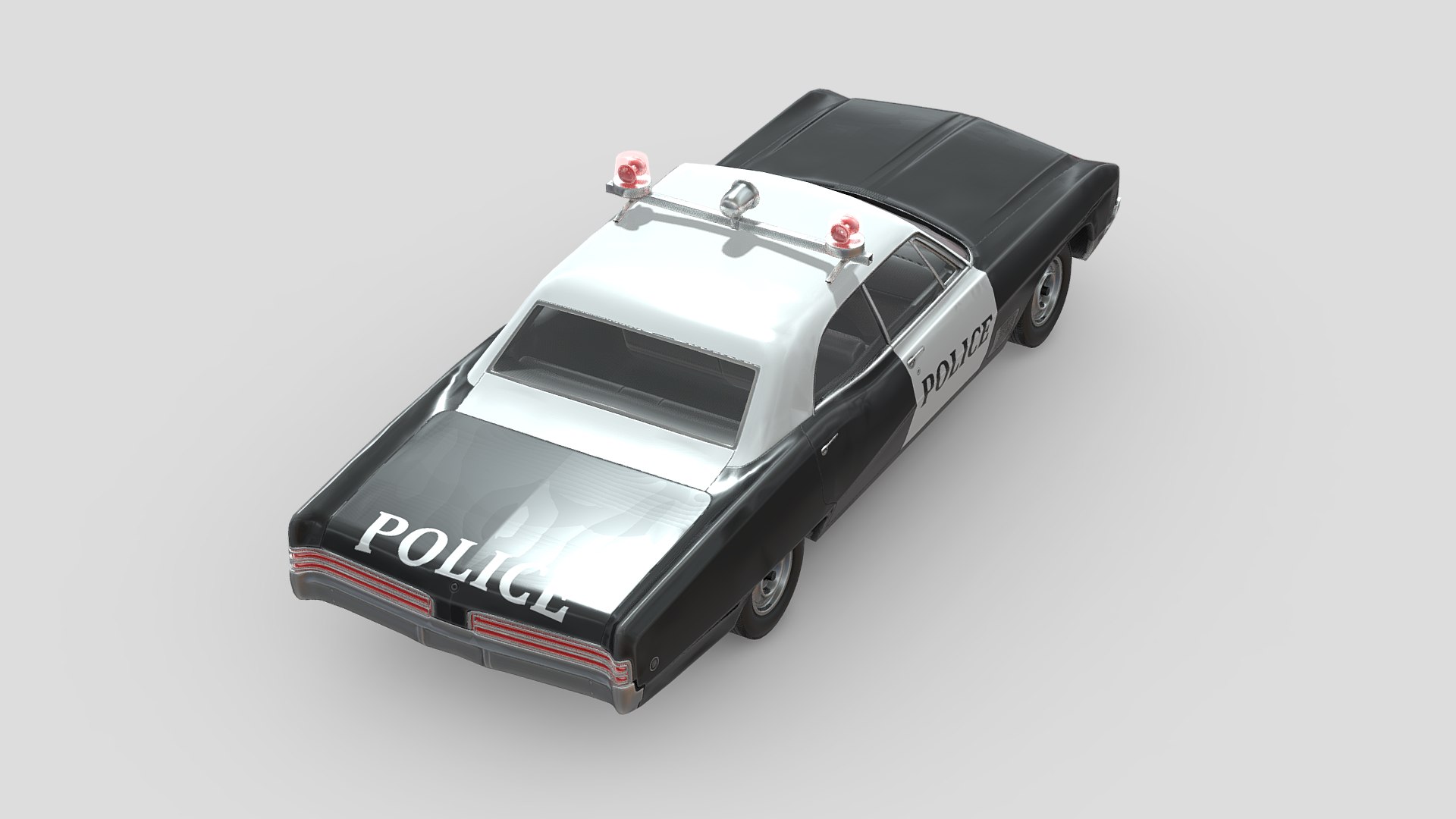 3D Buick Wildcat Police Car 1968 Model - TurboSquid 2160221