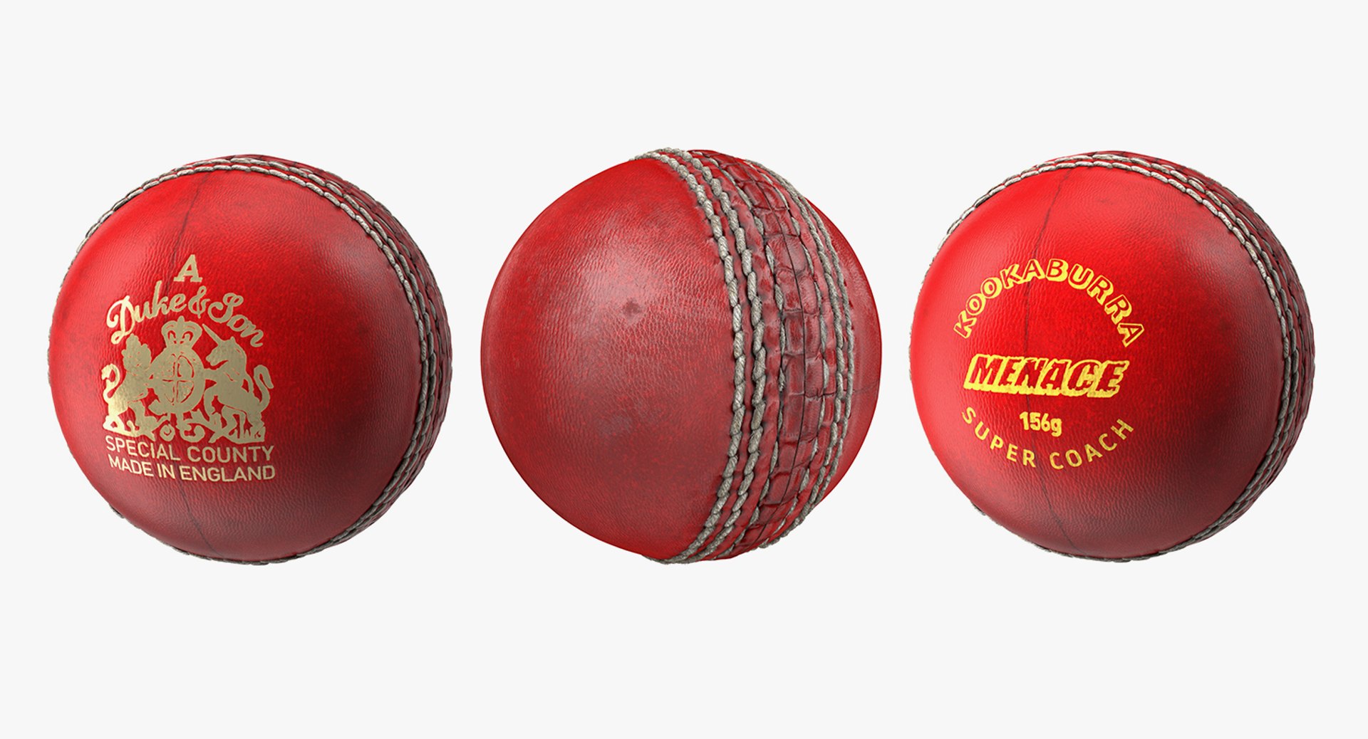 3D Model Cricket Balls Collection 2 - TurboSquid 1927352