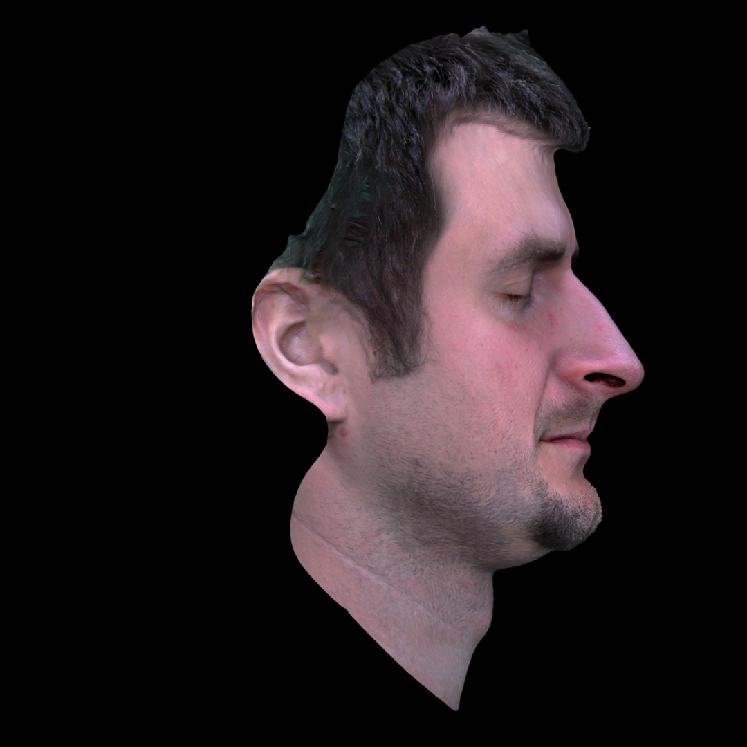 Scan Face 3d Obj