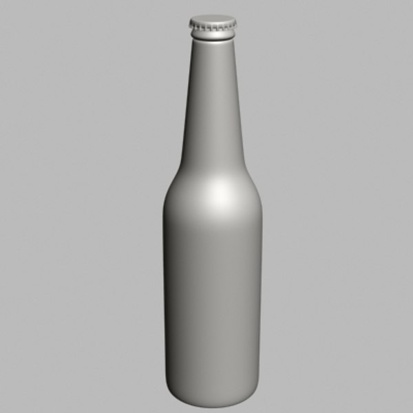 bottle beer 3d model