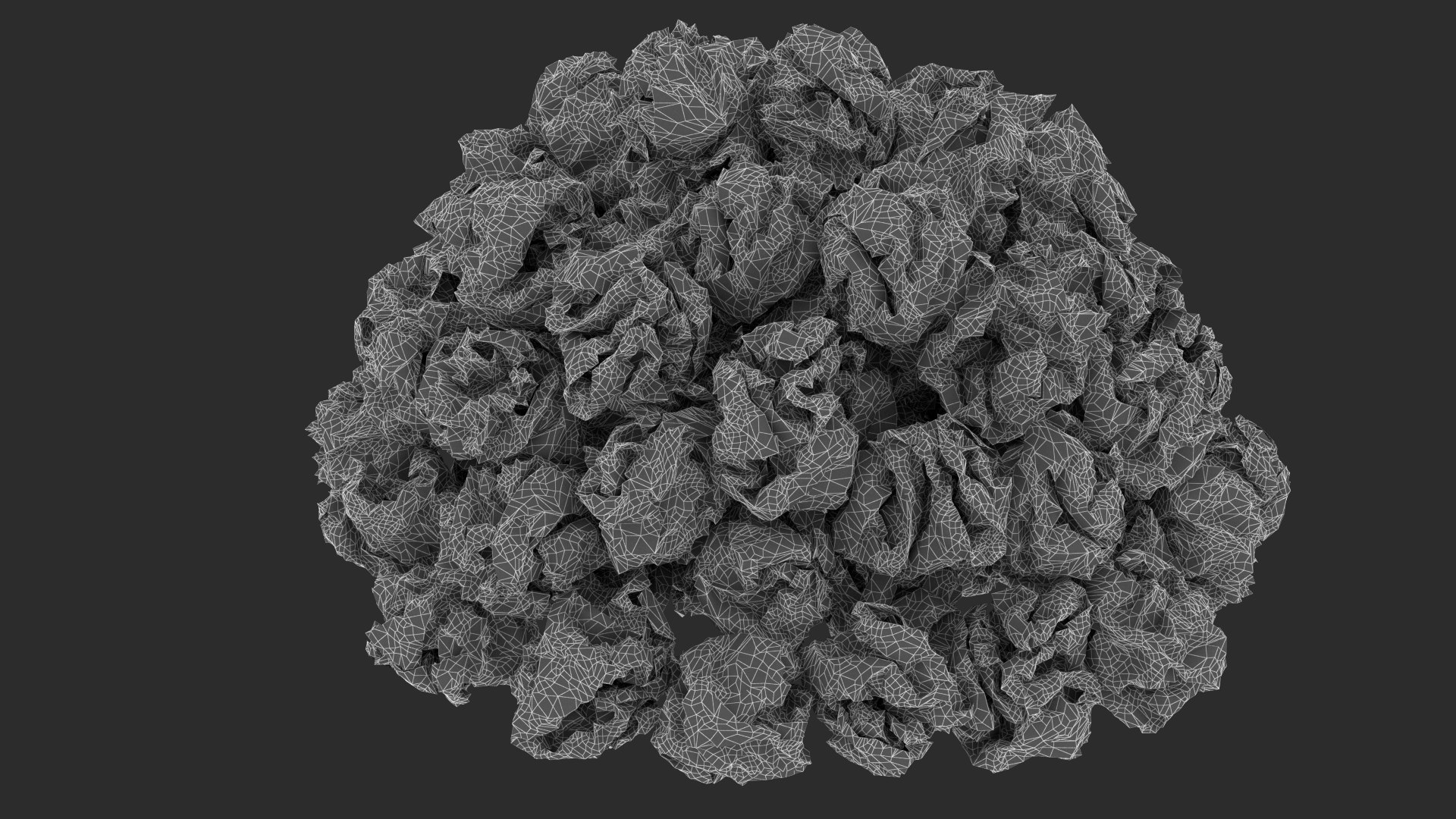 3D Crumpled Paper Pile 1 Model - TurboSquid 1942714