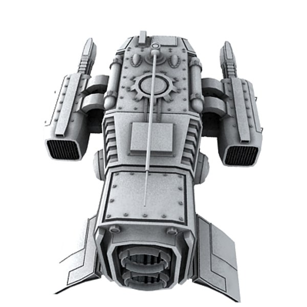 medium sentry drone 3d model