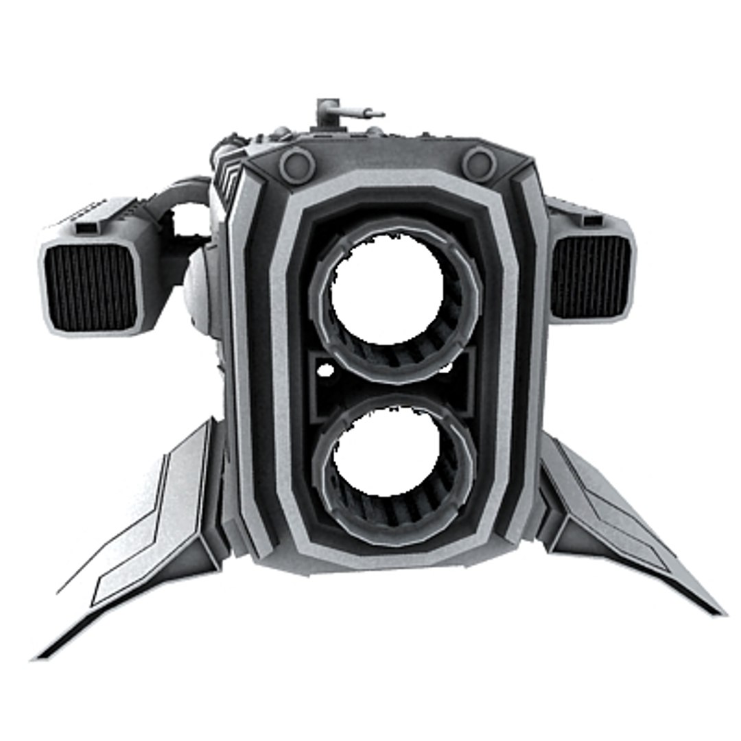 Medium Sentry Drone 3d Model