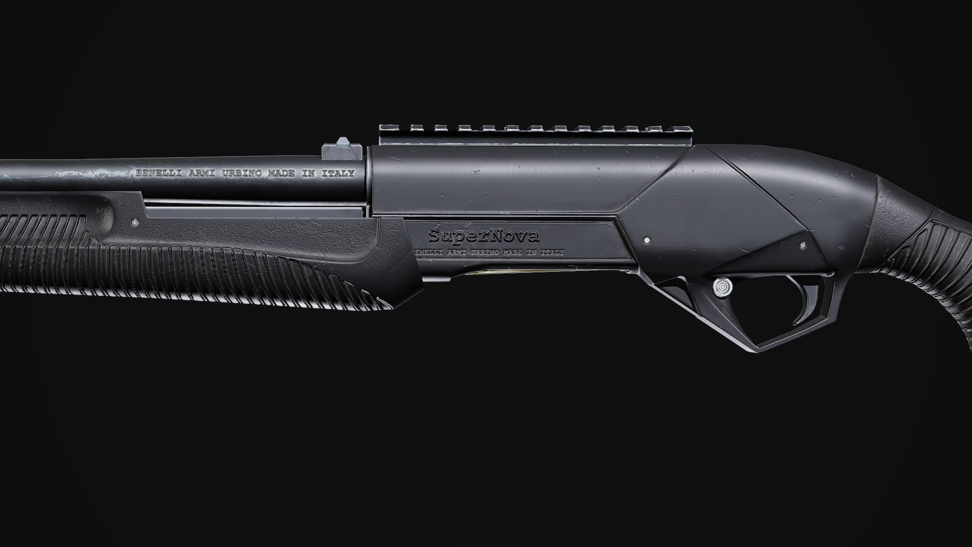 3D Benelli SuperNova Tactical - PBR Game Ready - TurboSquid 1958667