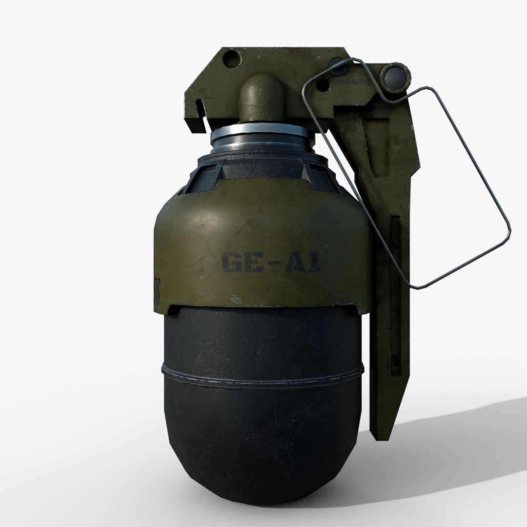 modelo 3d Futuristic grenade concept - TurboSquid 2087516