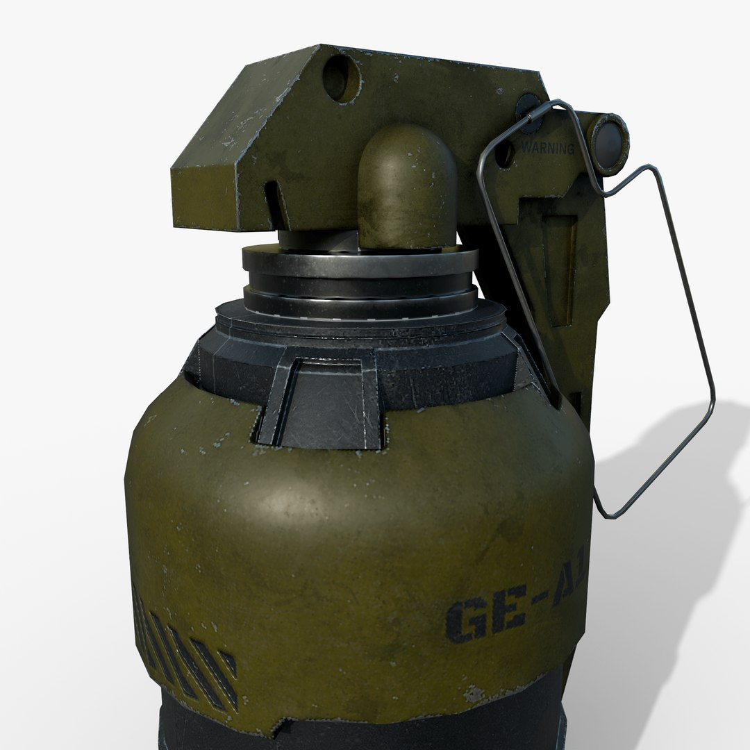 Futuristic grenade concept 3D model - TurboSquid 2087516