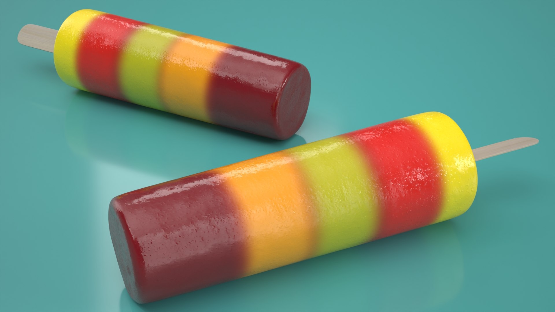 3D Frozen Fruit Juice Stick - TurboSquid 2418864