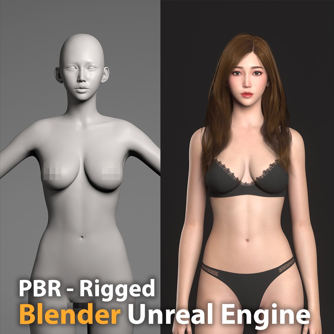 Annie - Lowpoly And Highpoly 3D Bundle 3D Model - TurboSquid 2064890