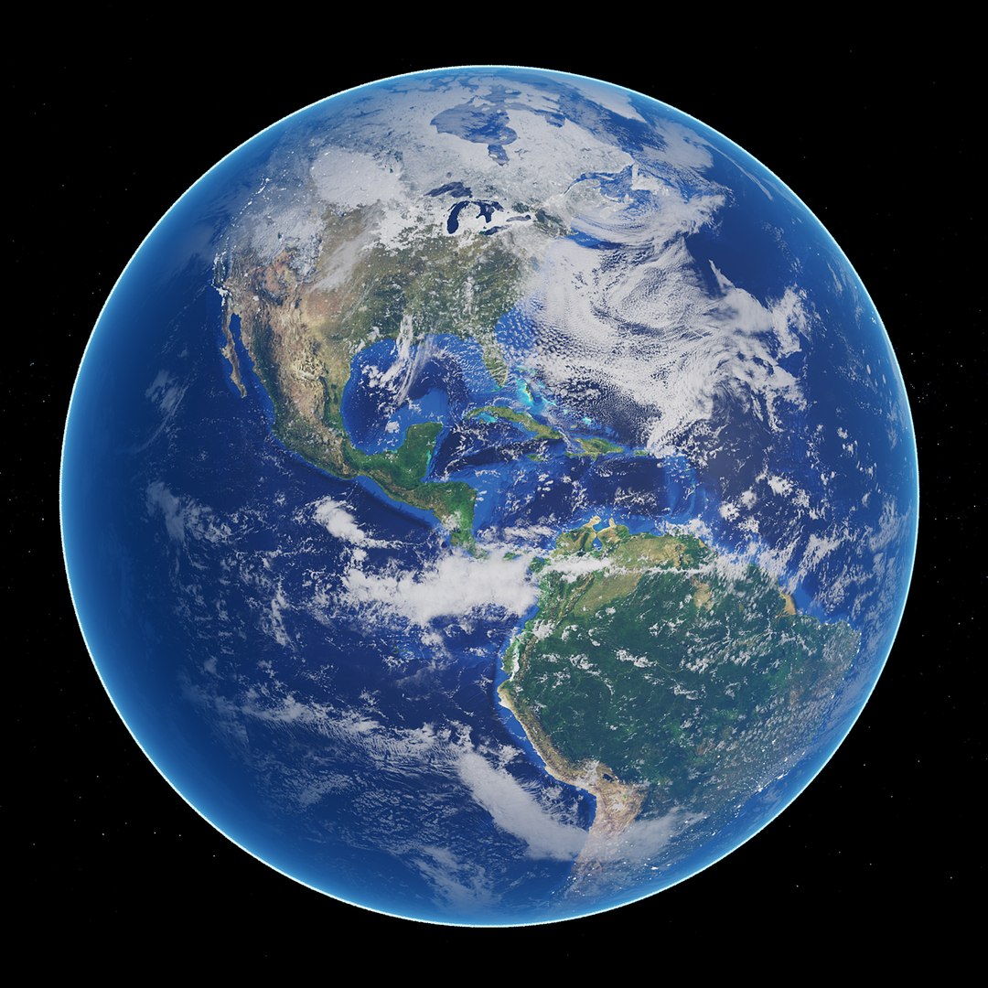 3D Earth 43k - TurboSquid 1380587