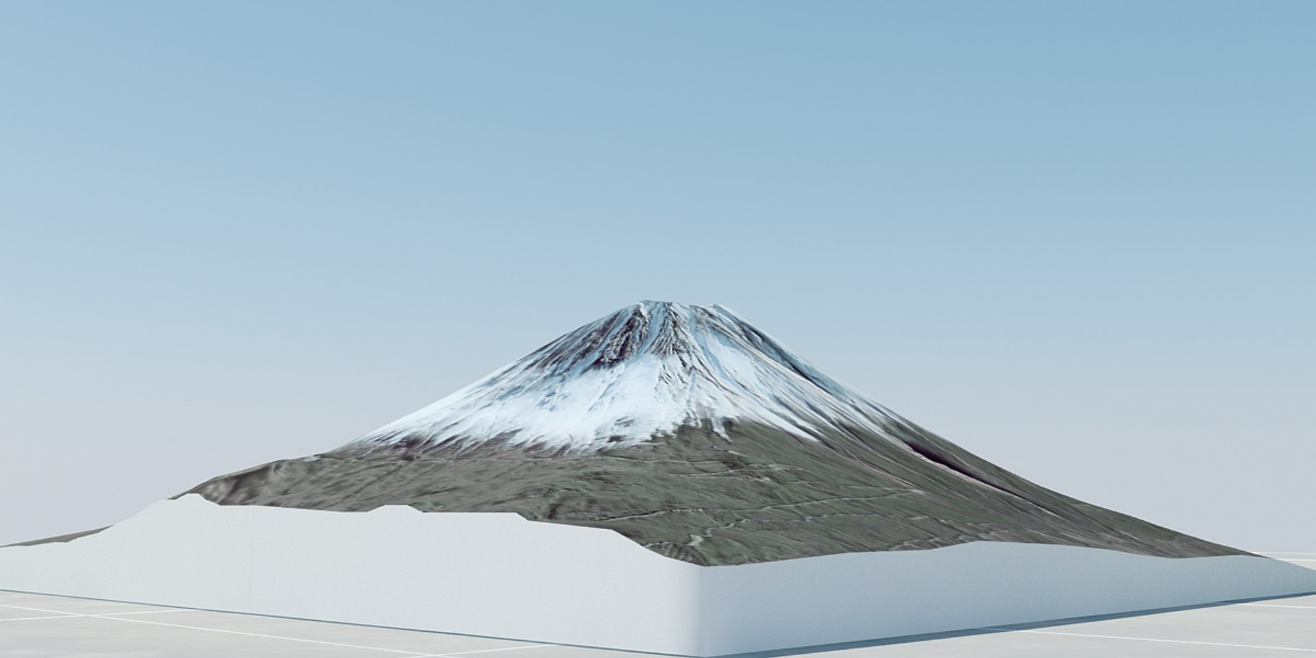 3d Model Mount Fuji
