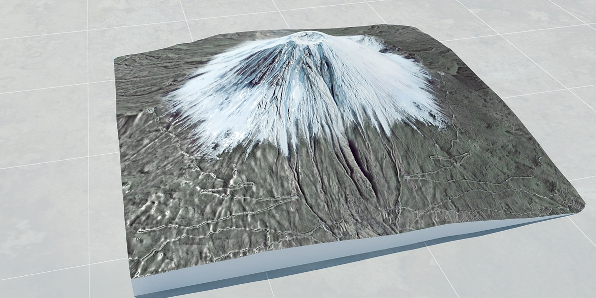 3d Model Mount Fuji